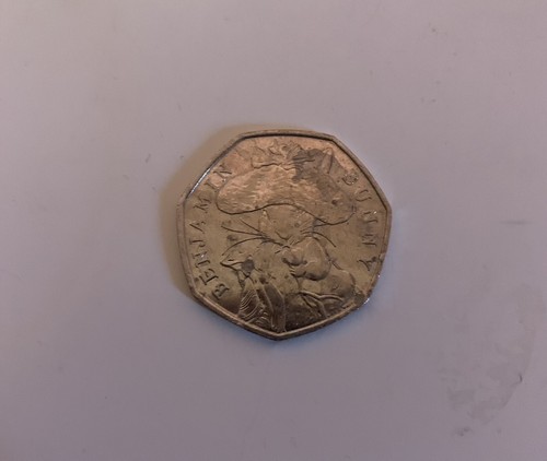 VERY RARE Benjamin Bunny 50p Coin 2017 Collectable! | eBay