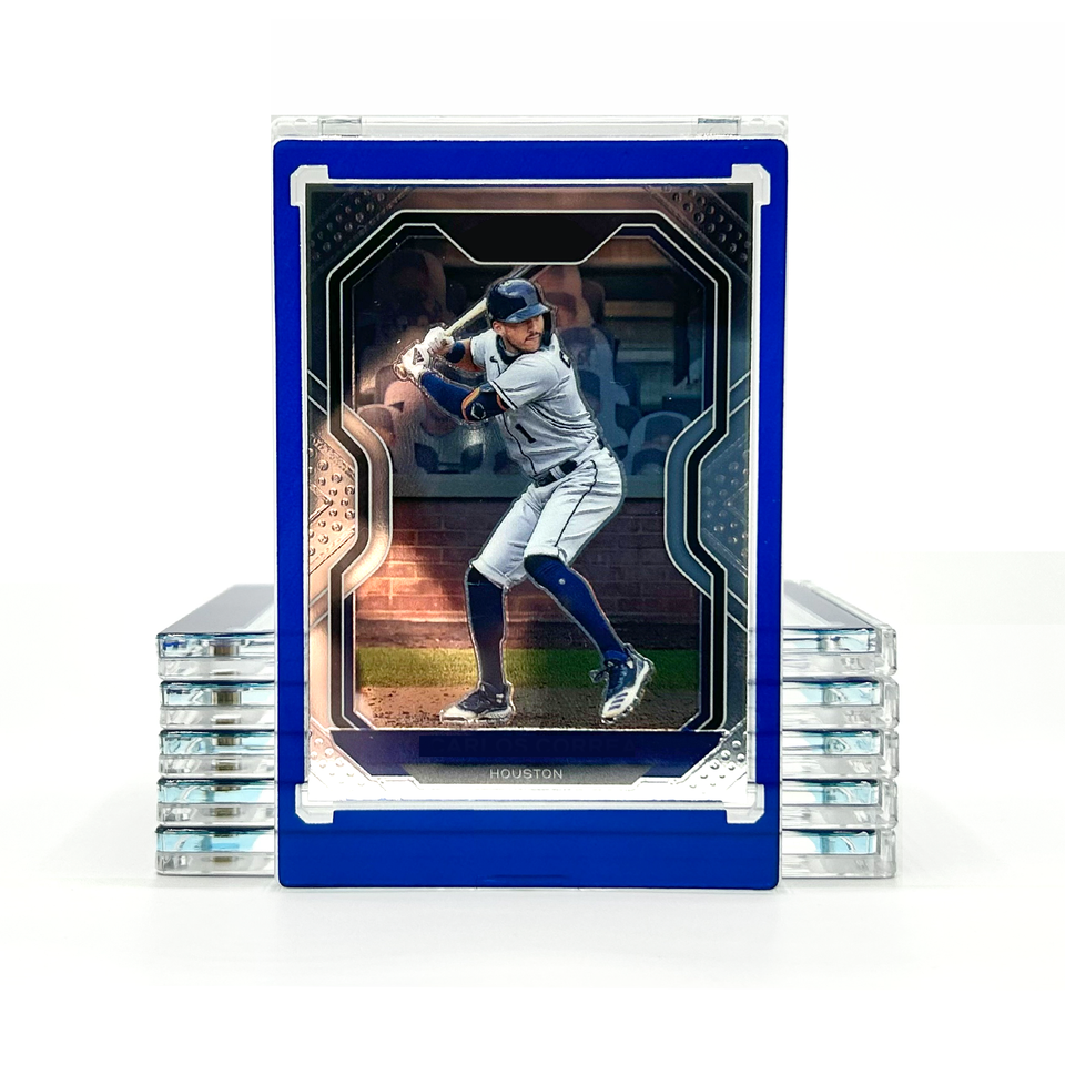 CF Magnetic Card Holder One Touch Case BLUE BORDER - 35PT-260PT Sizes ...