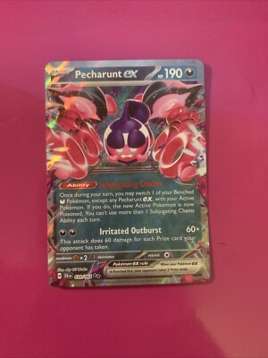 Pecharunt EX 039/064 Full Art NM/M Shrouded Fable Pokémon Card English ...