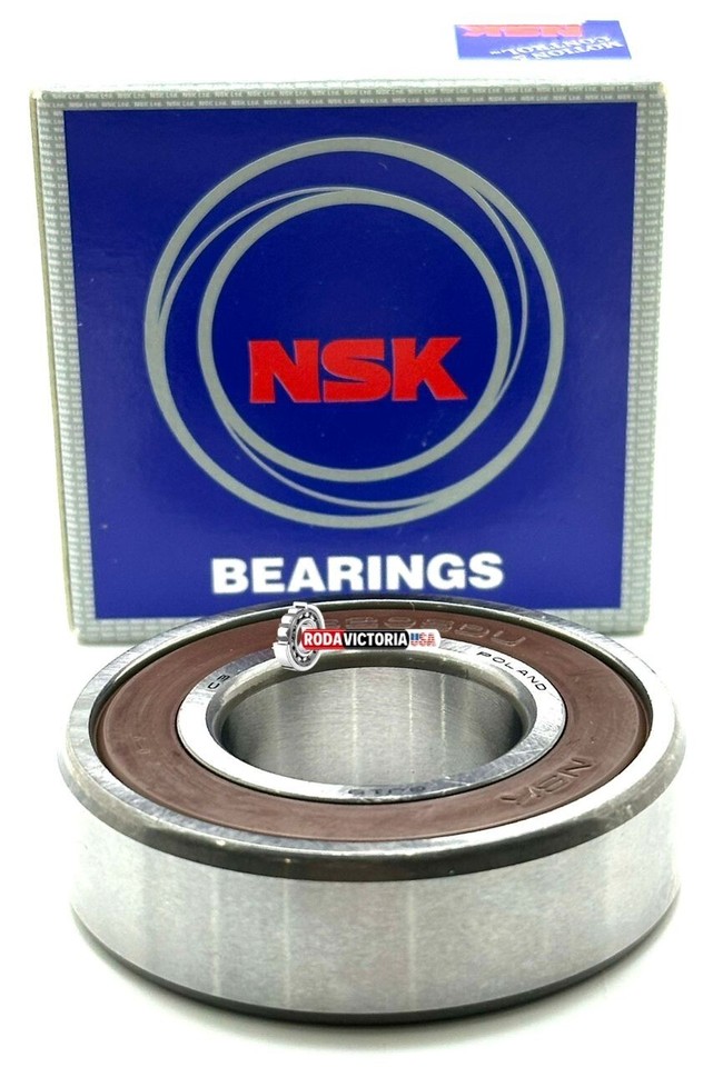 NSK 6205 DDU DEEP GROOVE BALL BEARING, RUBBER SEALED 25x52x15mm 6205 ...