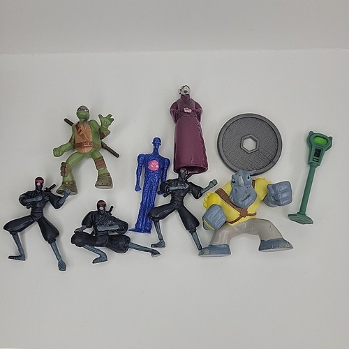 2012 Teenage Mutant Ninja Turtles Miniature Figure TMNT Misc Lot | eBay
