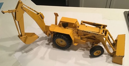 Vintage Ertl Backhoe Loader Ford 750 Diecast Model 30” Metal ...