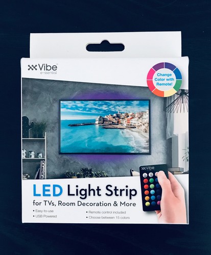 Vibe LED 39” Light Strip For TVs, Room Decoration - Multi-Color with ...
