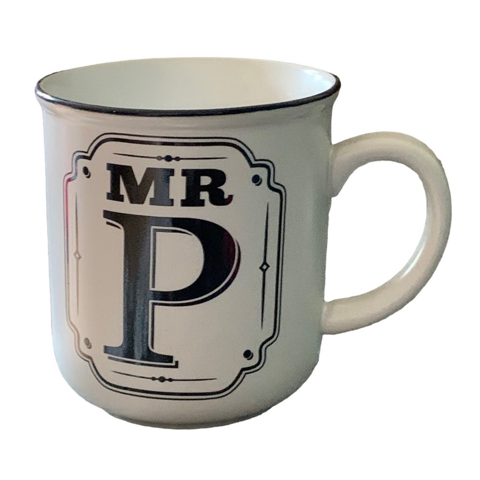 Alphabet Mug Mr / Mrs / Miss Men's Women's Gift Mug Birthday ...