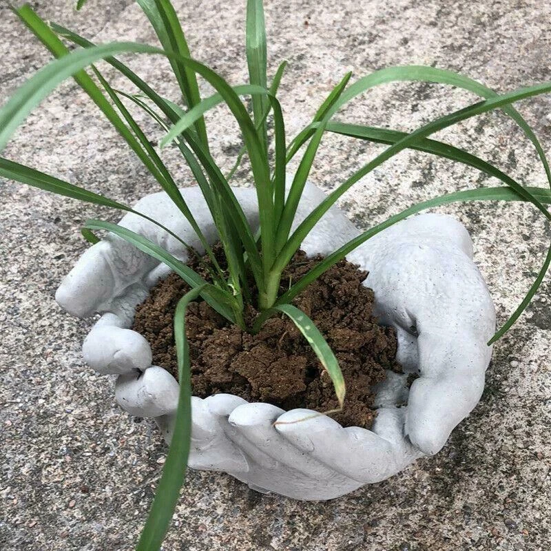 Concrete Hand Planter