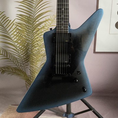 Reverse Blue Burst James Hetfield Explor Nickel Part 6 Strings Electric ...