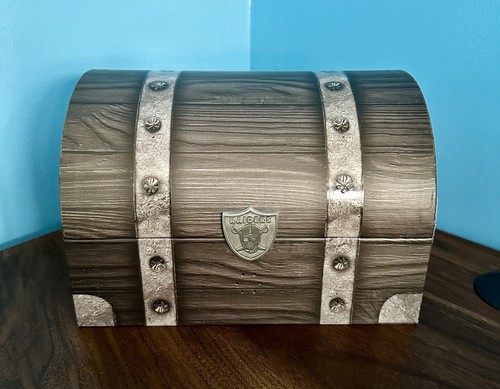 LAS VEGAS RAIDERS 2024 SEASON TICKET HOLDER GIFT PIRATE TREASURE CHEST ...