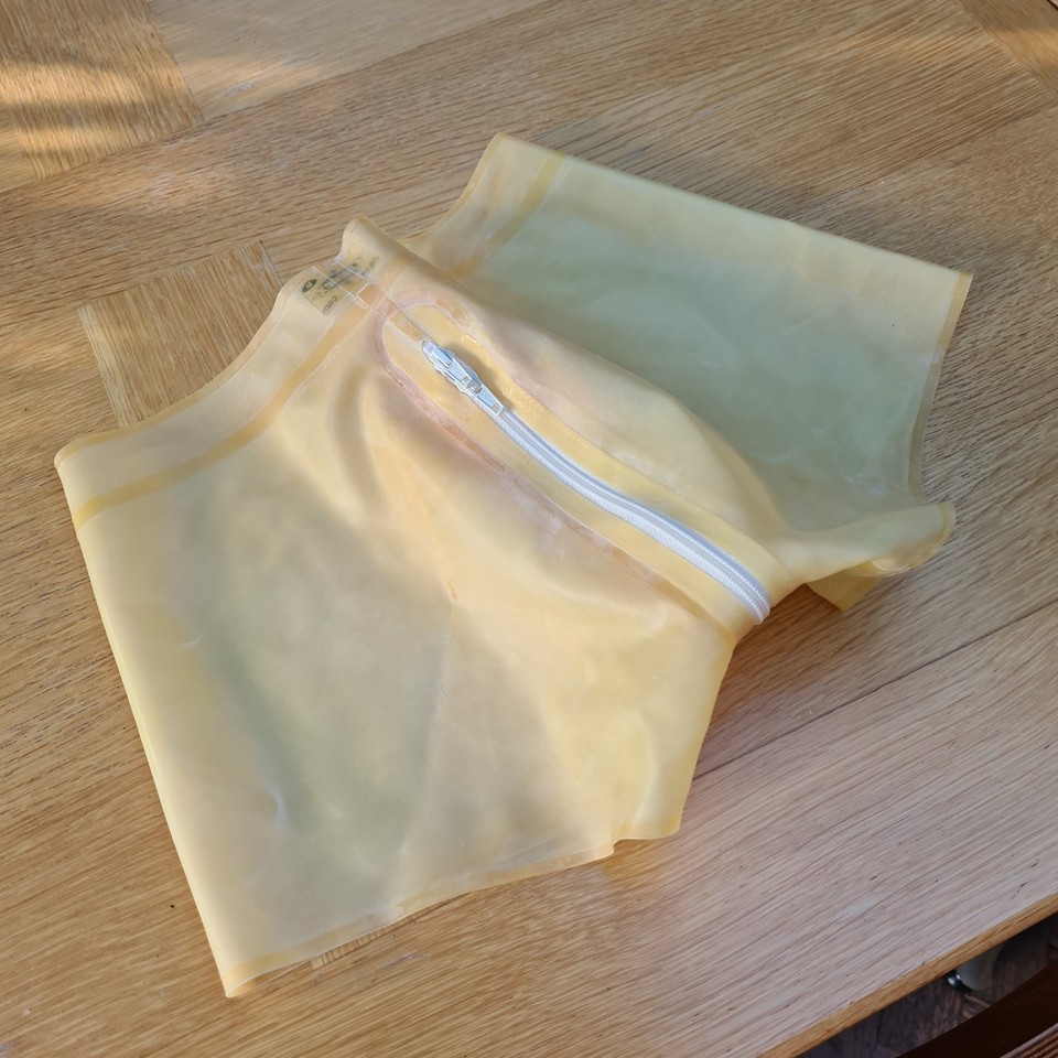LIBIDEX TRANSLUCENT RUBBER SHORTS - Fetish / Clubwear / Costume | eBay UK