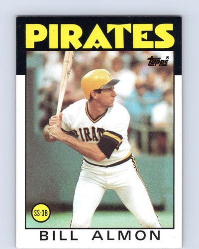 1986 Topps #48 Bill Almon Pittsburgh Pirates Baseball Card | eBay