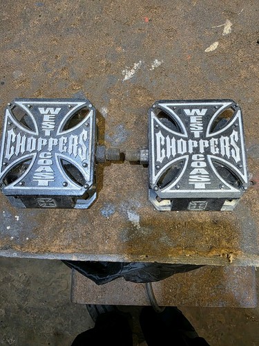 West Coast Choppers Bicycle Pedals - Vintage Iron Cross Design | eBay