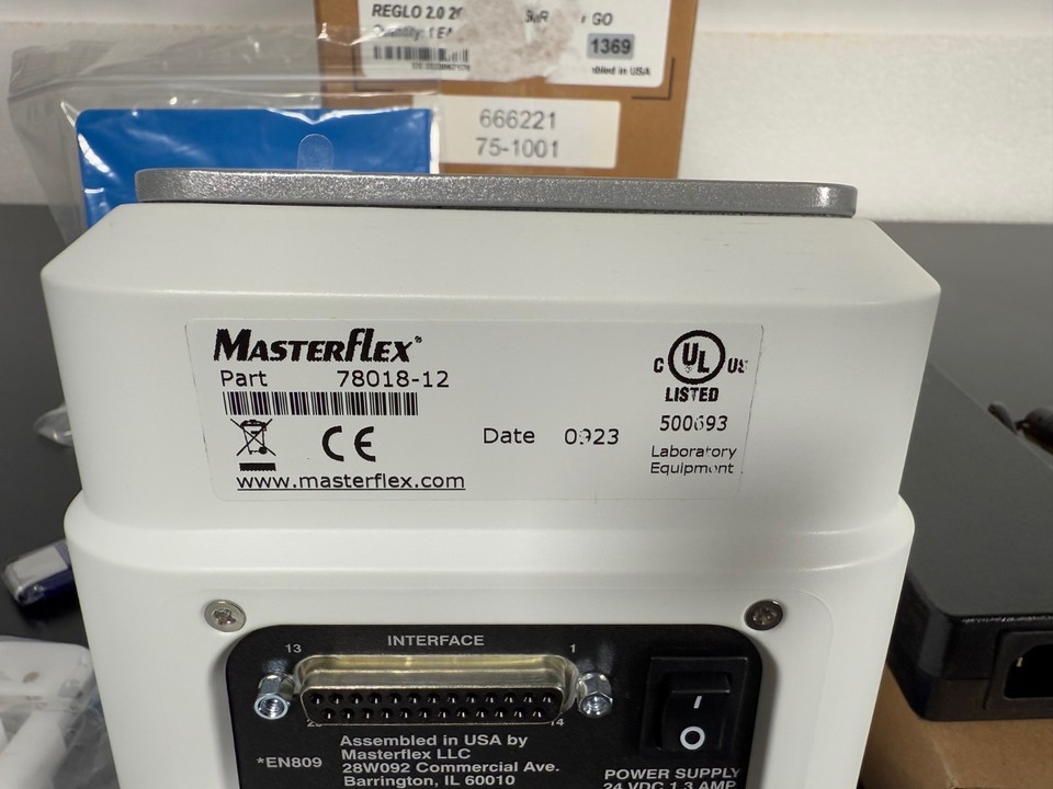 NEW Masterflex Ismatec Reglo 78018-12 Digital Multichannel Peristaltic ...