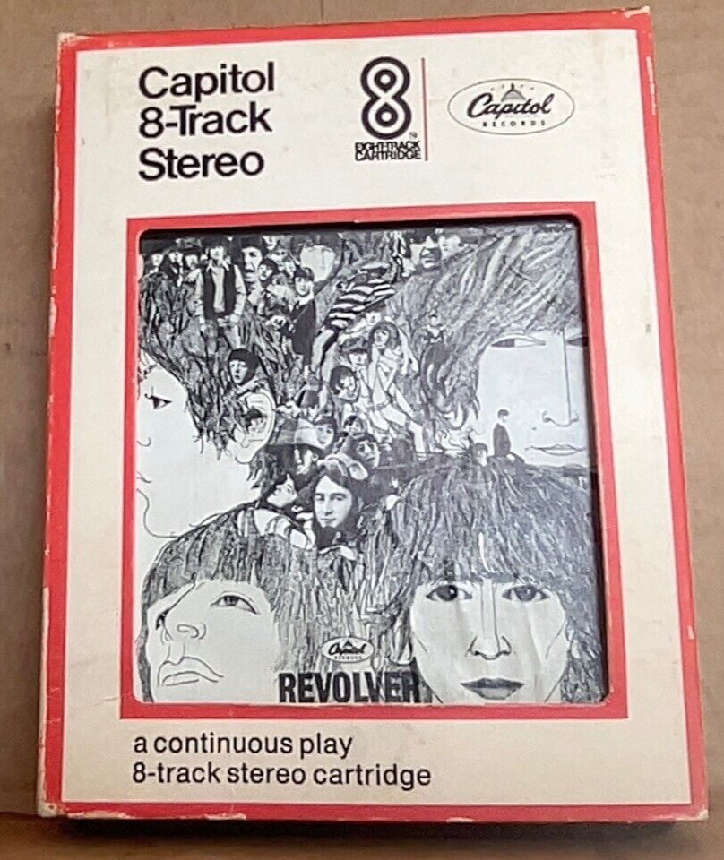 ORIG 1966 8 track tape The Beatles Revolver John Lennon Paul McCartney ...
