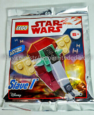 NEW - ORIGINAL LEGO STAR WARS SLAVE I, 911945 LIMITED EDITION Foil Pack ...
