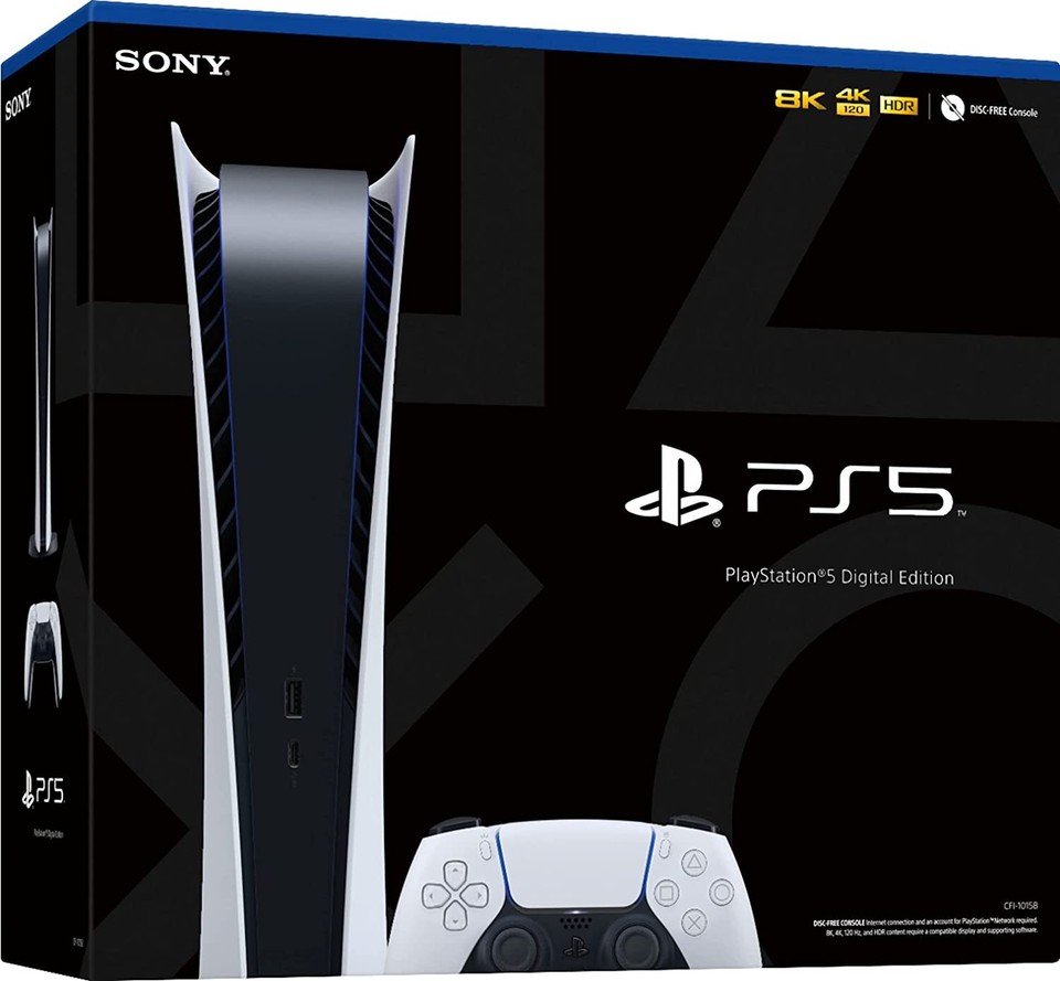 Sony PS5 Playstation 5 Digital Edition Console | eBay
