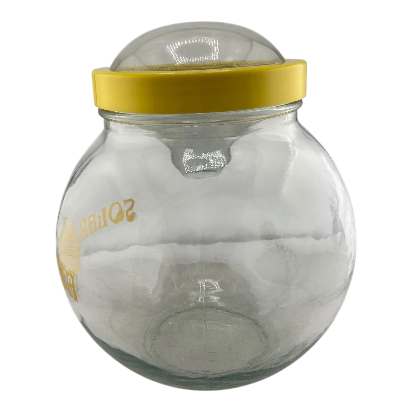 Solar Sun Tea Maker Glass Jar Canister w/ Domed Lid 1970's Vintage W/ 6 ...