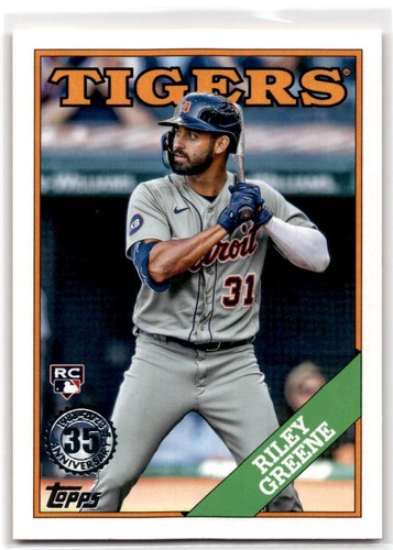 2023 Topps 1988 Baseball Riley Greene RC Tigers #93 | eBay