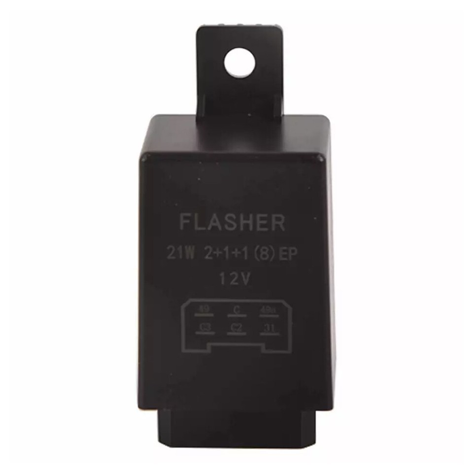 Flasher Unit 12V 21W 6 Pin Connector Flasher Relay Electronic Tractors ...