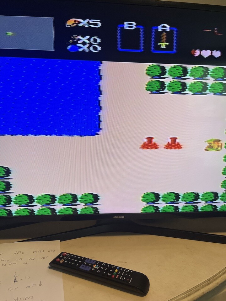 The Legend of Zelda Nintendo Entertainment System NES Gold Game ...