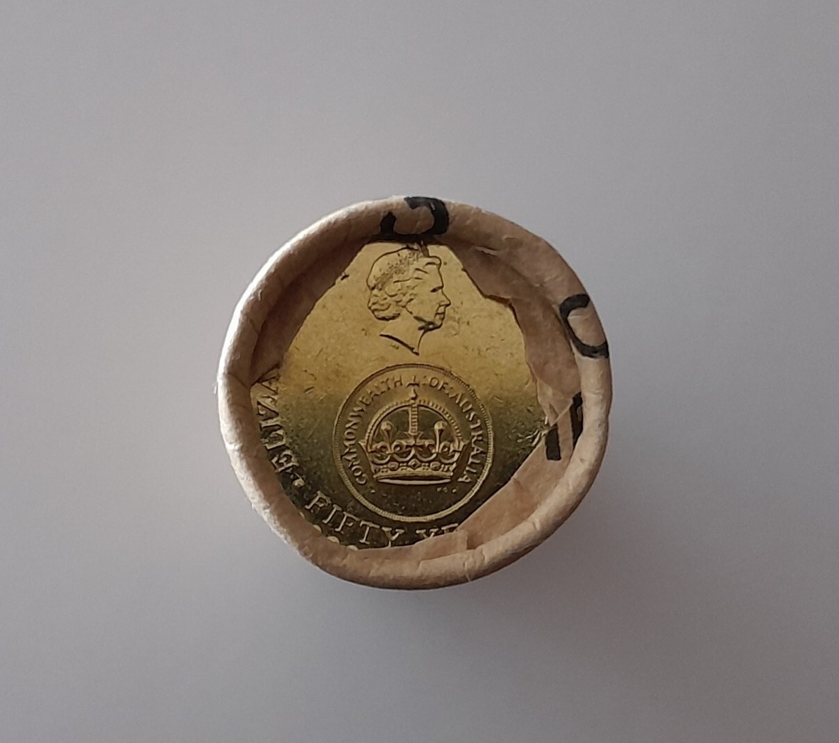 1× 2016 $2 CHANGEOVER RAM MINT COIN ROLL 50 YEARS OF DECIMAL CURRENCY ...