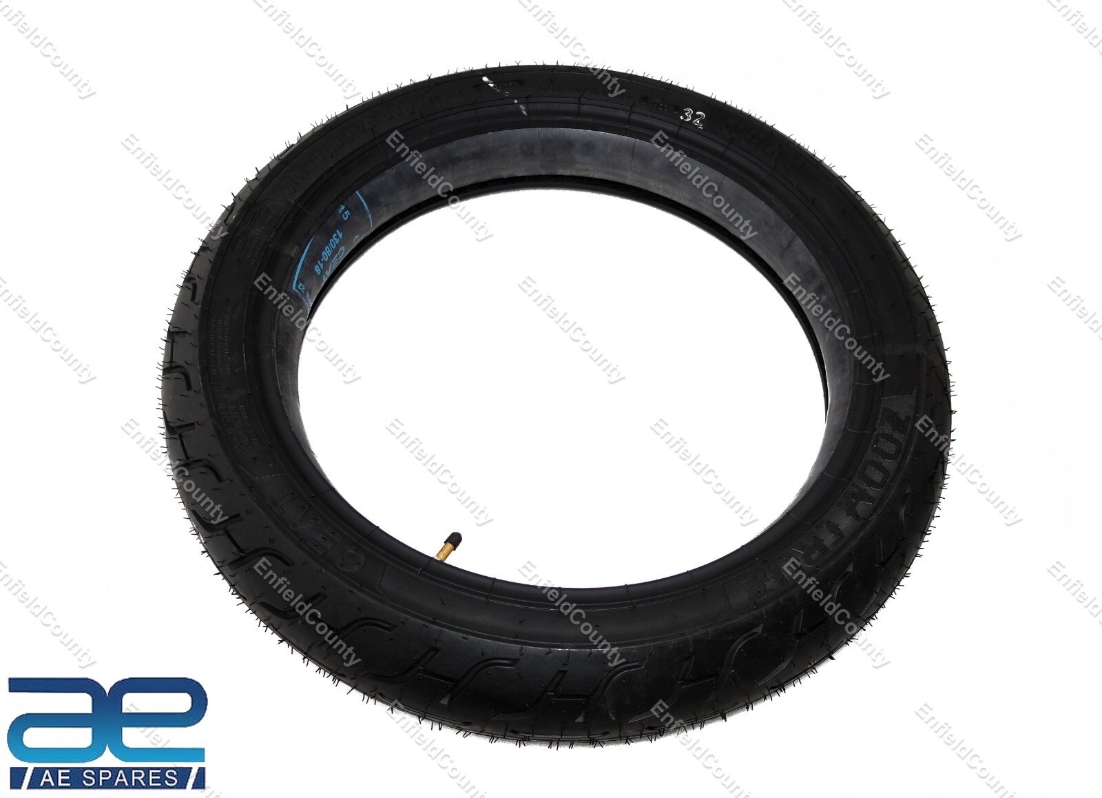 For Royal Enfield Interceptor 650 Rear Wheel Tubeless Tyre 130/70-18 ...