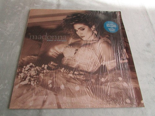 Madonna ' Like A Virgin ' Vinyl Album Sire Records . Stickered Sleeve ...