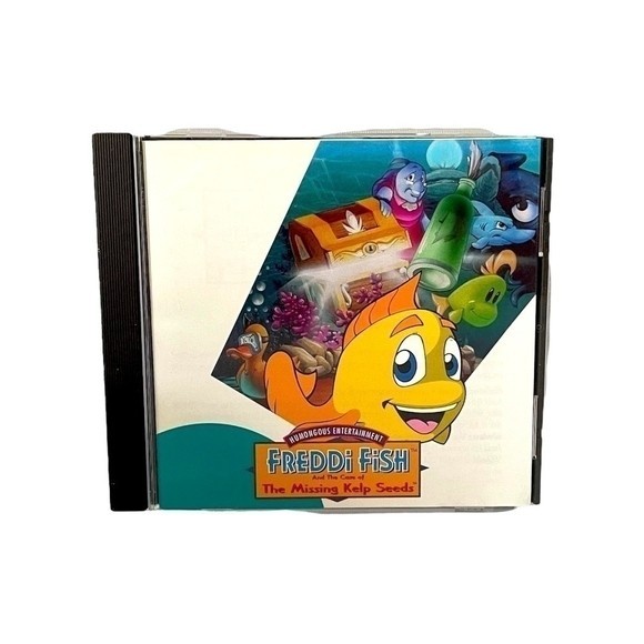 Freddi Fish Lot of 4 CD Games Junior Arcade Adventure PC Kids Ages 3–8 ...