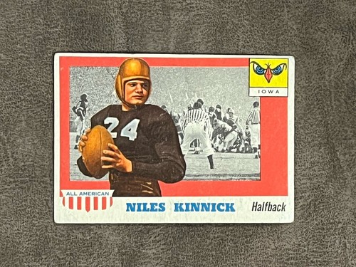 1955 Topps All-American Niles Nile Kinnick #6 VG Heisman Iowa Rookie RC ...