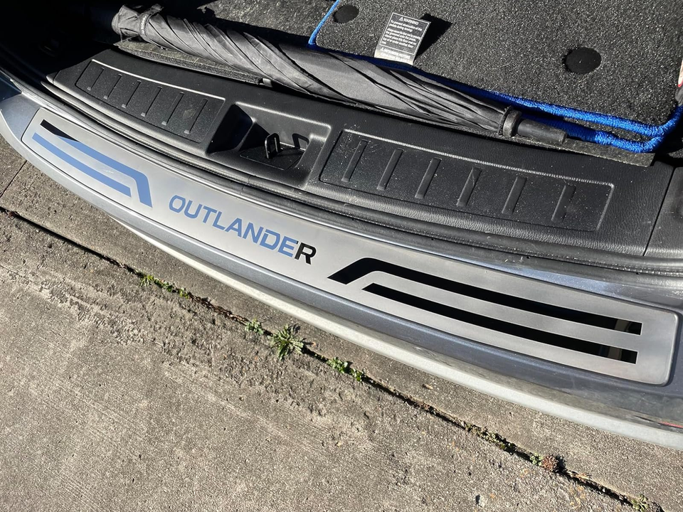 For 2022 2024 Mitsubishi Outlander Rear Bumper Sill Cover Protector ...