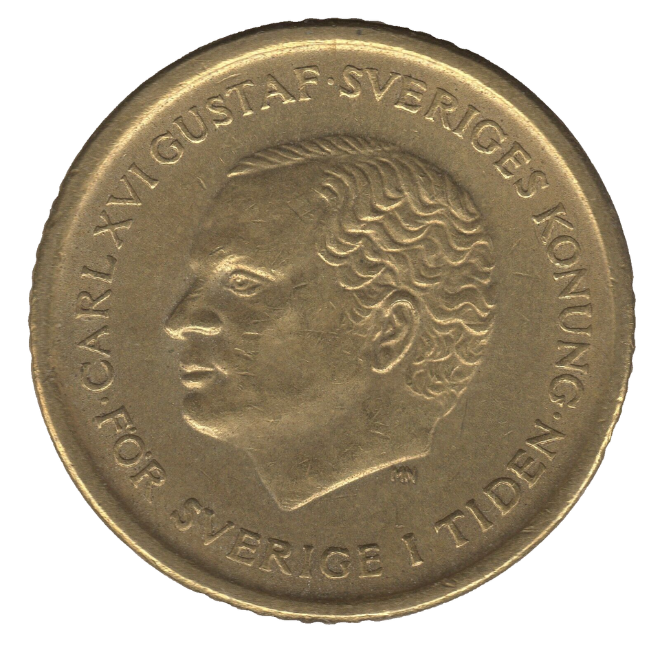 1991 Sweden Carl XVI Gustaf 10 Kronor Coin | eBay
