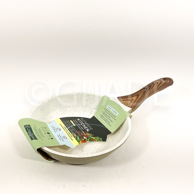 Authentic kitchen Non-Stick 8 inches Frying Pan / Skillet Tan Cookware ...