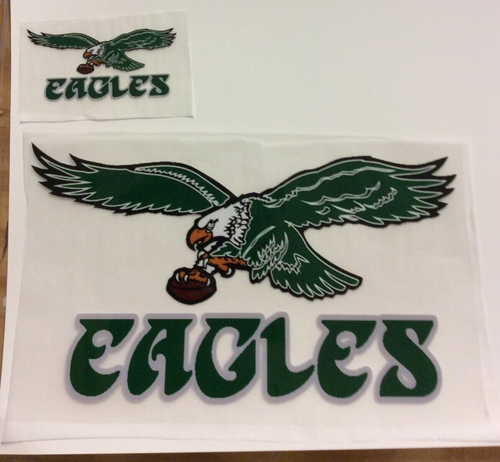1 DTF Print + Pocket! - Retro Fly Eagles Fly Football School Sports ...