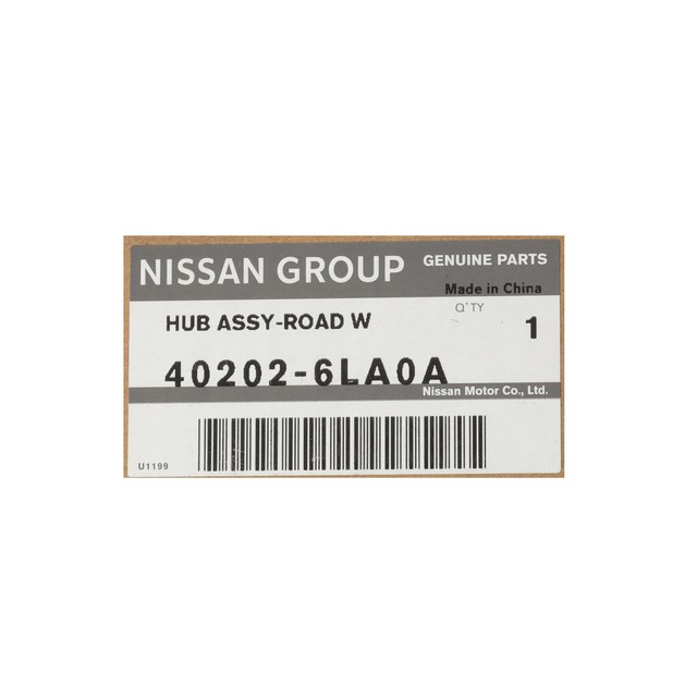 Genuine Nissan Hub Assembly-road Wheel Front 40202-6la0a for sale ...