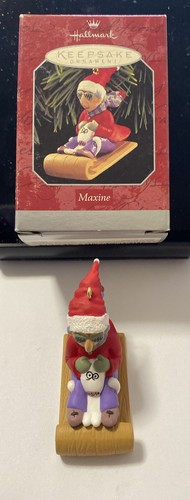 SHOEBOX “Maxine” 1998 Hallmark Keepsake Christmas Ornament with Box | eBay