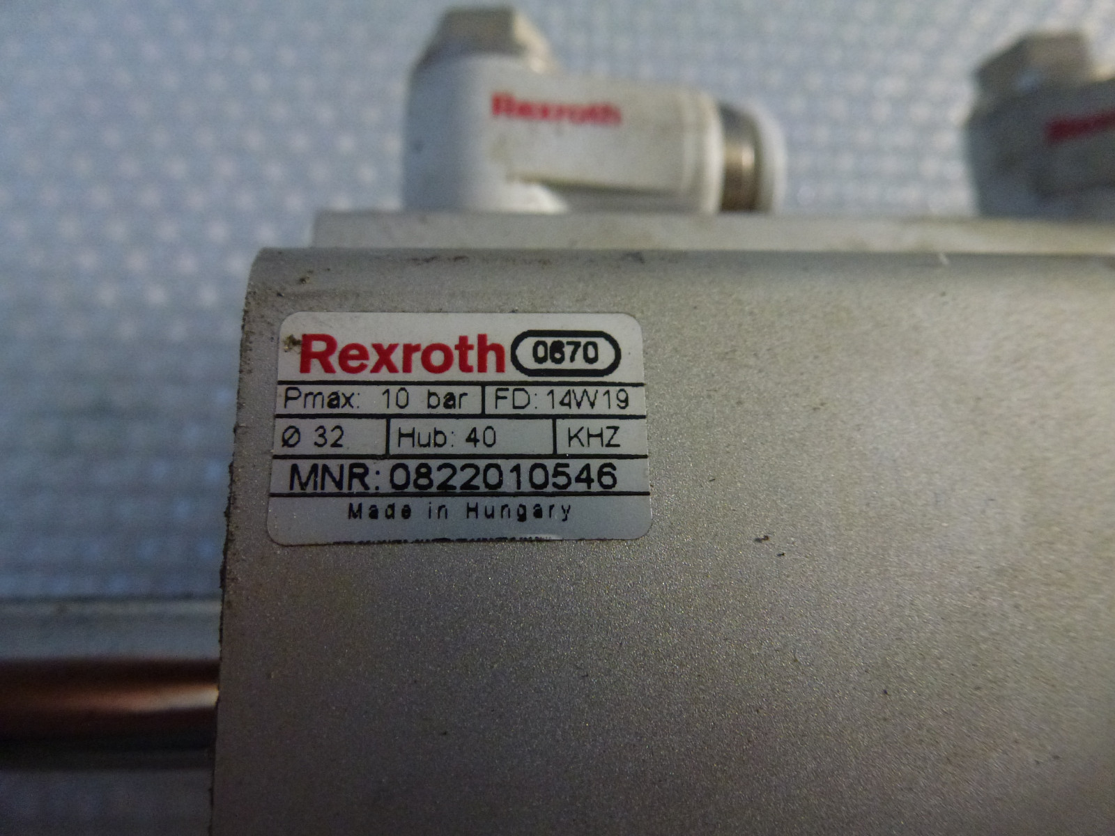 Rexroth 0822010546 ⌀ 32, Hub 40, 10bar | eBay