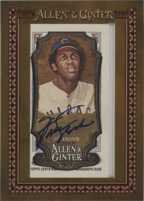2024 Topps Allen & Ginter - Mini Baseball Autographs Fergie Jenkins #MA ...