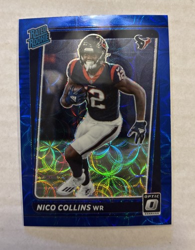 2021 Panini Donruss Optic - Rated Rookie Blue Scope Prizm #230 Nico ...