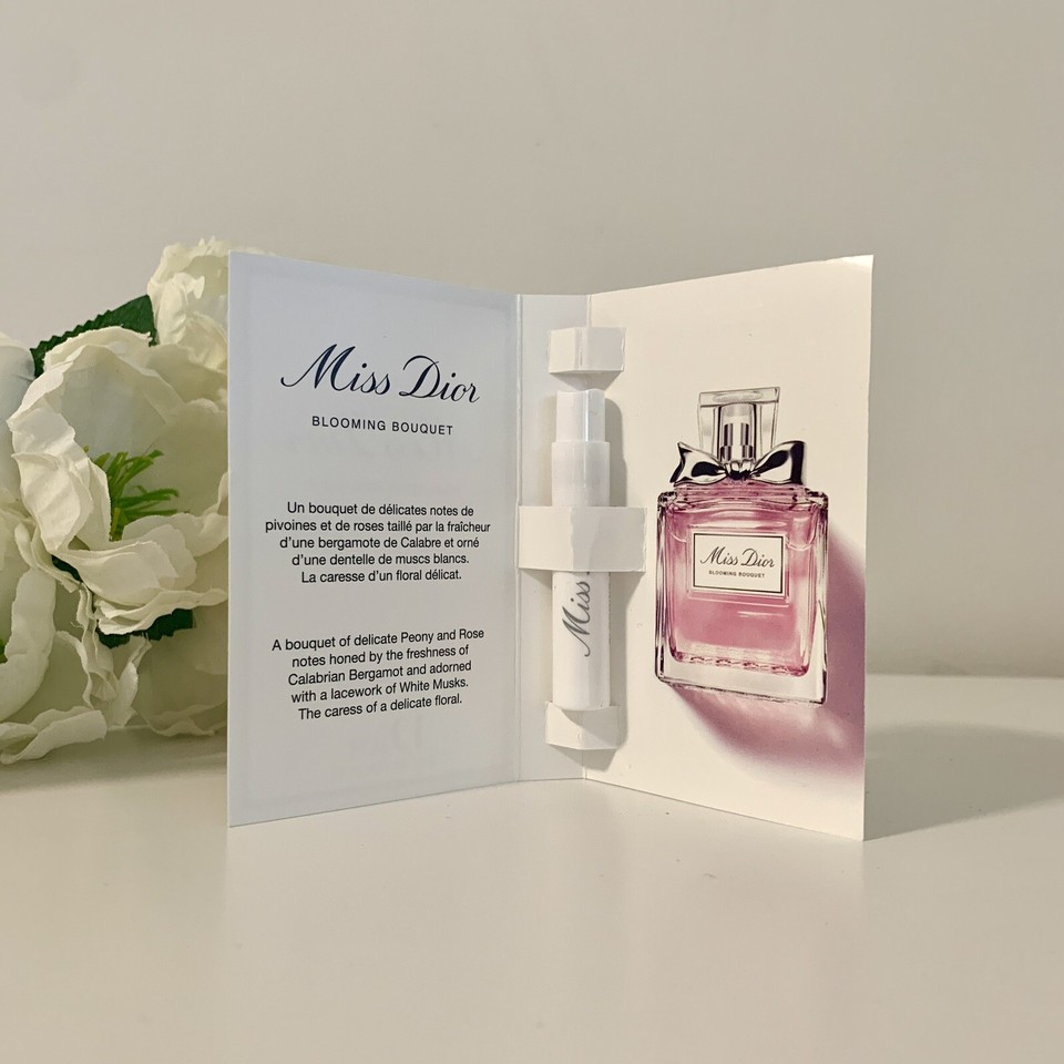 2 Dior Miss Dior Blooming Bouquet EDT 1ml Each Sample Spray Vials New ...