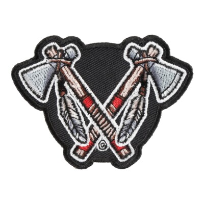 Indian Warrior Dual Tomahawk Patch, Native American Patches | eBay