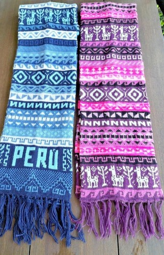 Alpaca Wool Scarf Made In Peru | eBay