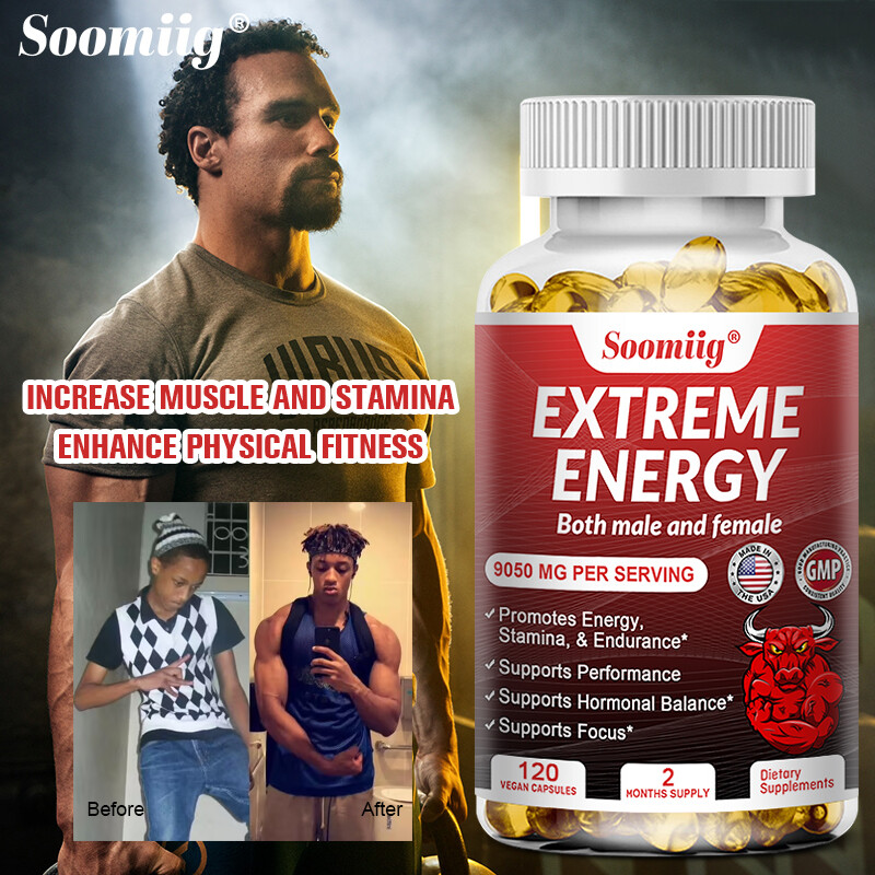 Extreme Energy Capsules For Men & Women - Supports Energy,Strength And ...