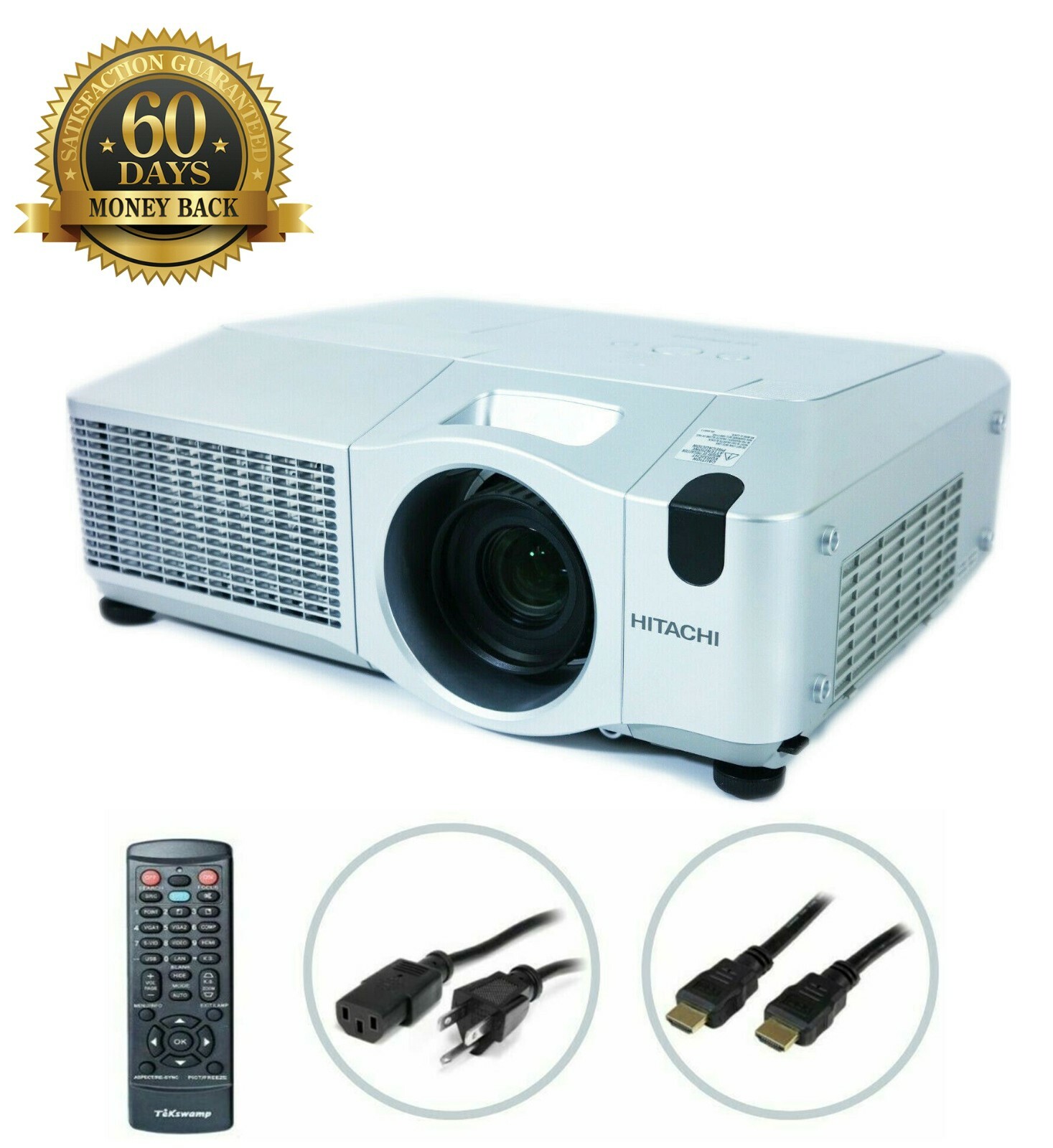 Refurbished Hitachi CP-WX625 3LCD Projector 4000 ANSI HD 1080i HDMI w ...