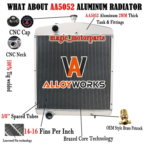 Tractor Radiator Fit Case IH 2390 2394 2590 2594 3394 3294 3594 A147140 ...