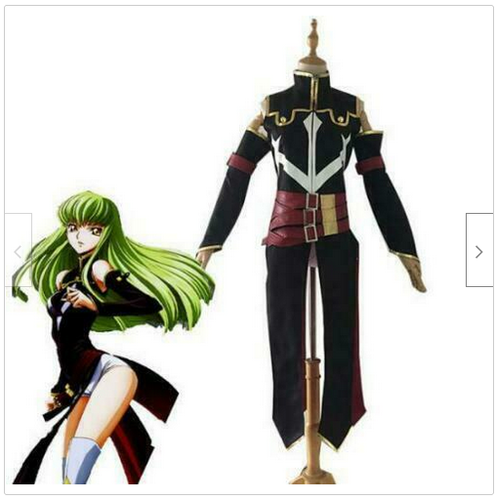 Code Geass Queen CC Cosplay Costume Halloween Carnival Black Uniform | eBay