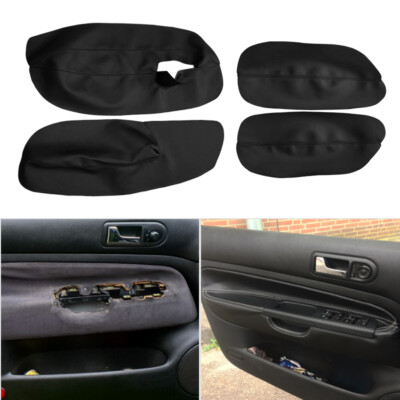 2/4Pcs Door Panels Armrest Leather Cover for 3-Door VW Golf MK4 Bora ...