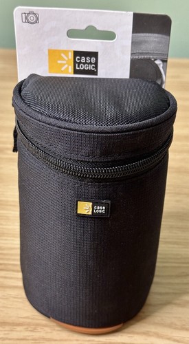 Case Logic Camera Lens Case 4.5x3” Black W/Zipper New | eBay