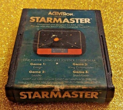 Star Master - Atari 2600 1980s Game Cartridge Tested + Working Vintage ...