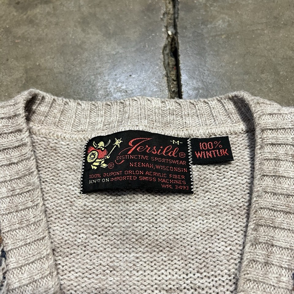 Vintage 70s Jersild Argyle Plaid Sweater Vest Mens Small Acrylic Golf ...