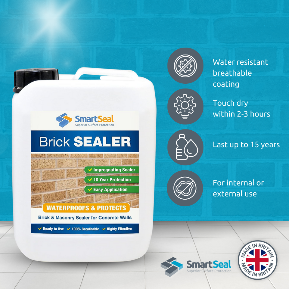 Smartseal Brick Sealer Breathable Waterproof 10yr+ Invisible ...
