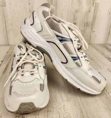NEW Vionic White Leather Walker Classic Athletic Cushioned Walking ...