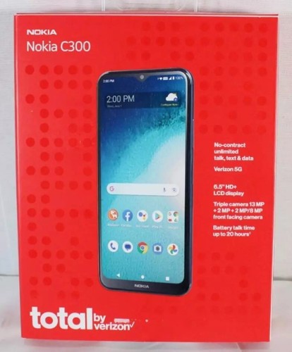 NEW ~ Nokia C300 Android Cellular Phone Triple Camera 6.5" LCD Total by ...